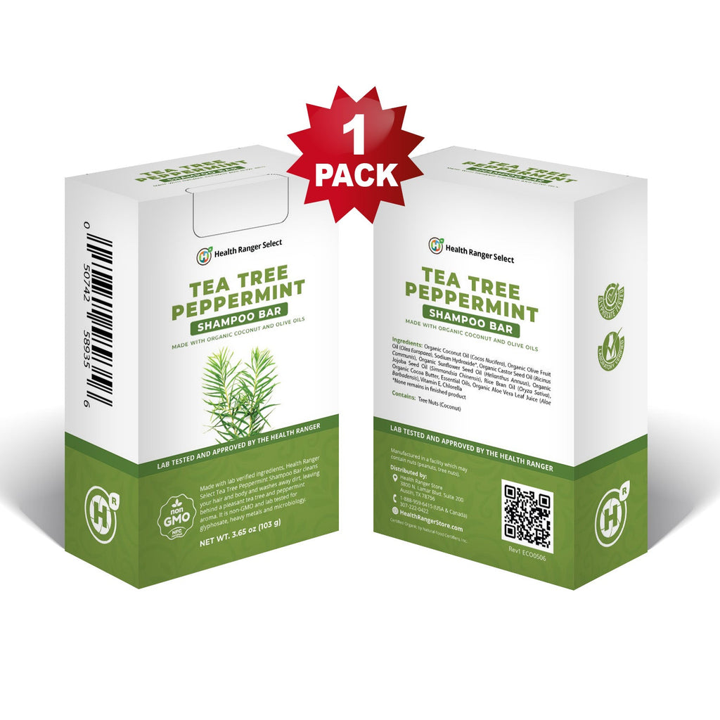 Organic Tea Tree Peppermint Shampoo Bar 3.65 oz (103g) | The Plant ...