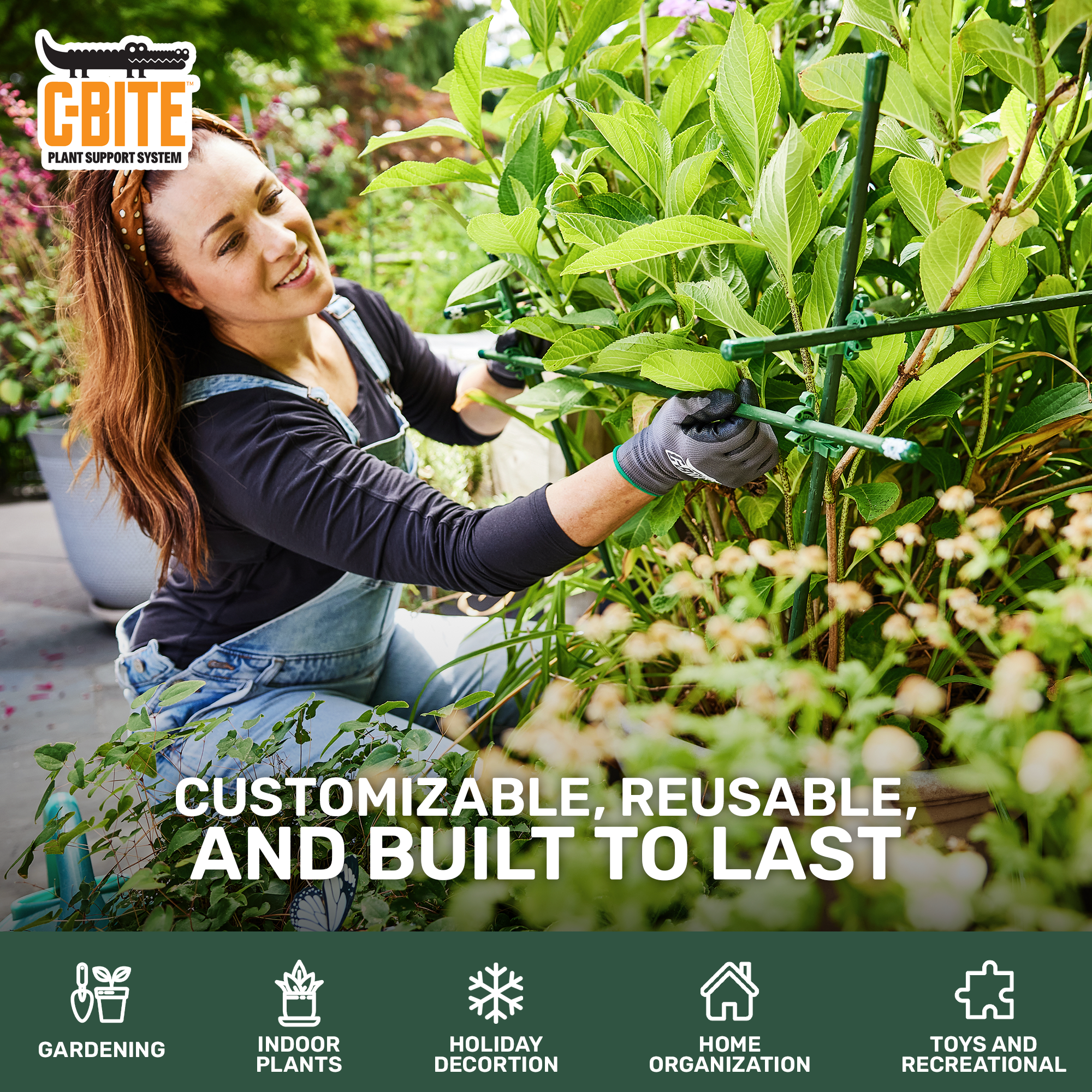 The Maker Kit - Plant Support System - With or Without 5' Upright Gard ...