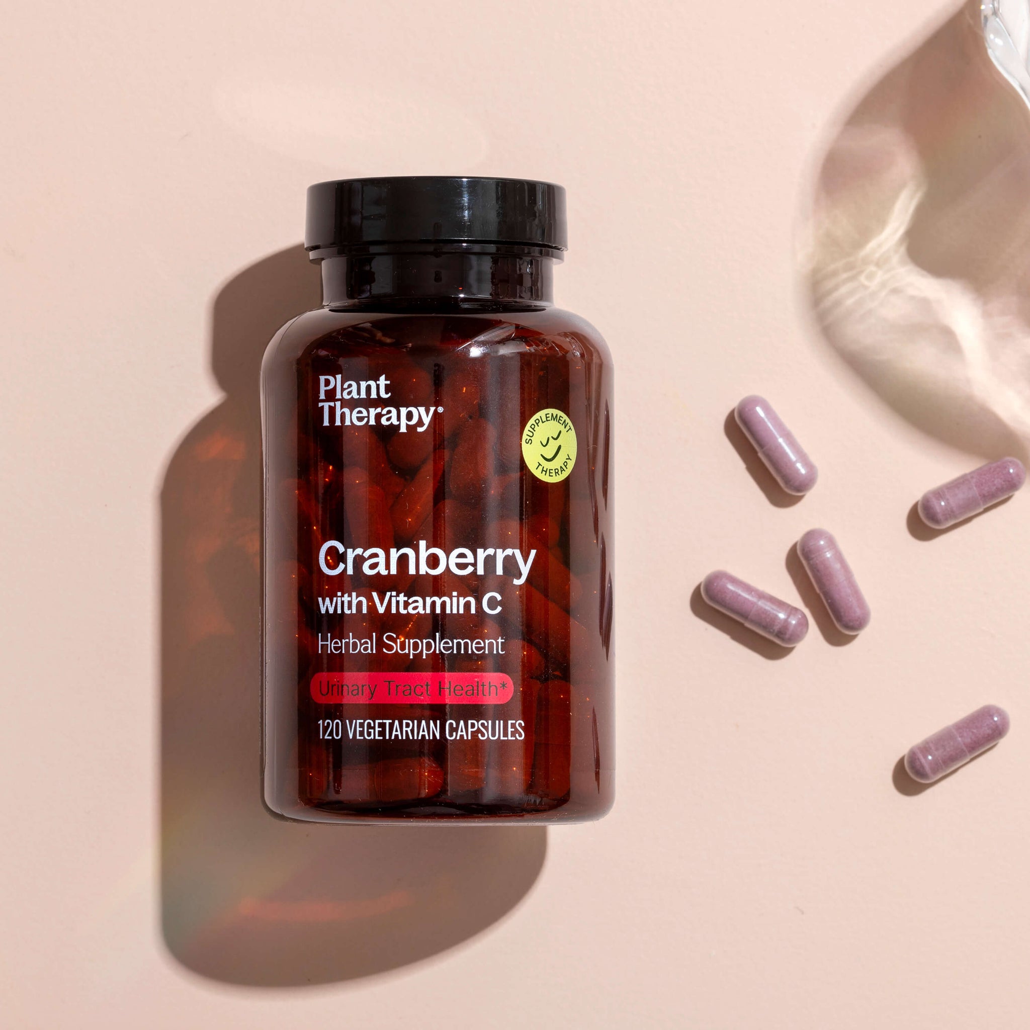 Cranberry with Vitamin C Herbal Supplement - 120 Capsules By Plant The ...