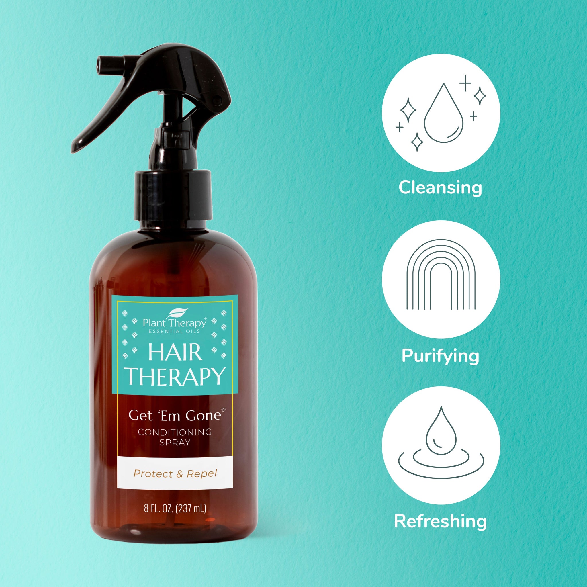 Get 'Em Gone Conditioning Spray For Head Lice By Plant Therapy | The ...