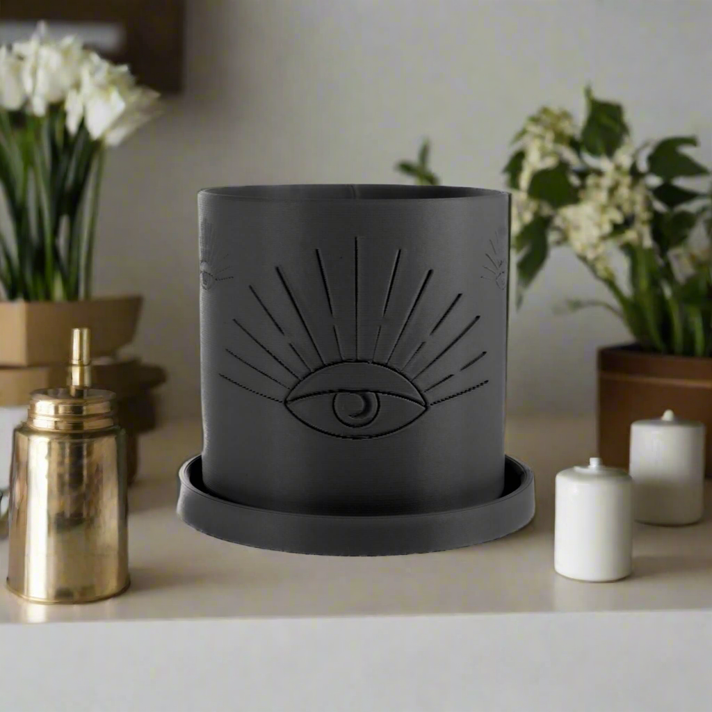All-Seeing Eye Planter In Many Color Choices | The Plant Attraction