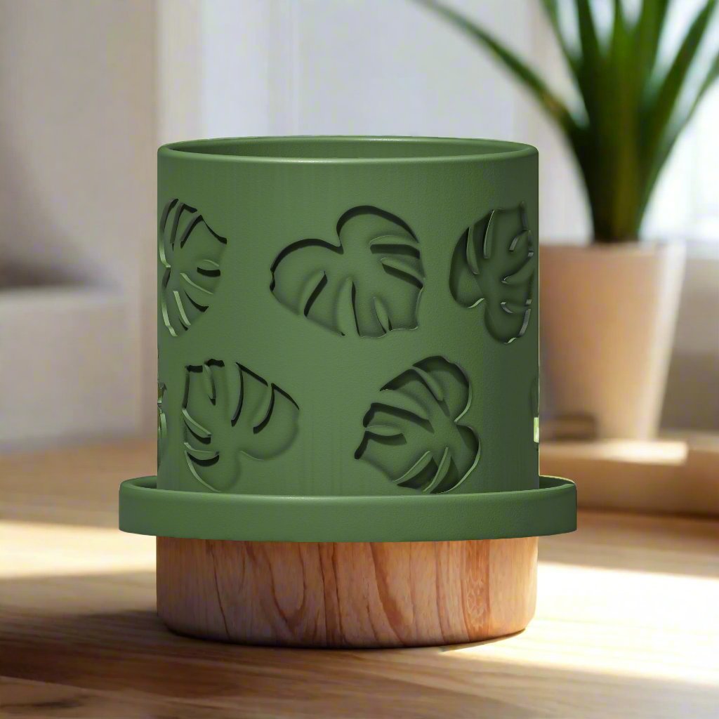 Monstera Leaf Planter With Size & Color Options | The Plant Attraction