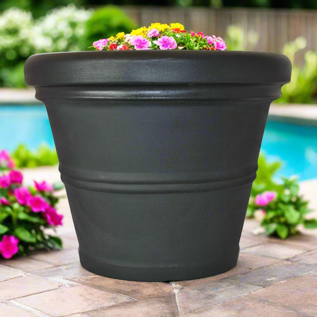 Rolled Rim Planter With Size & Color Options, Made in the USA | The ...
