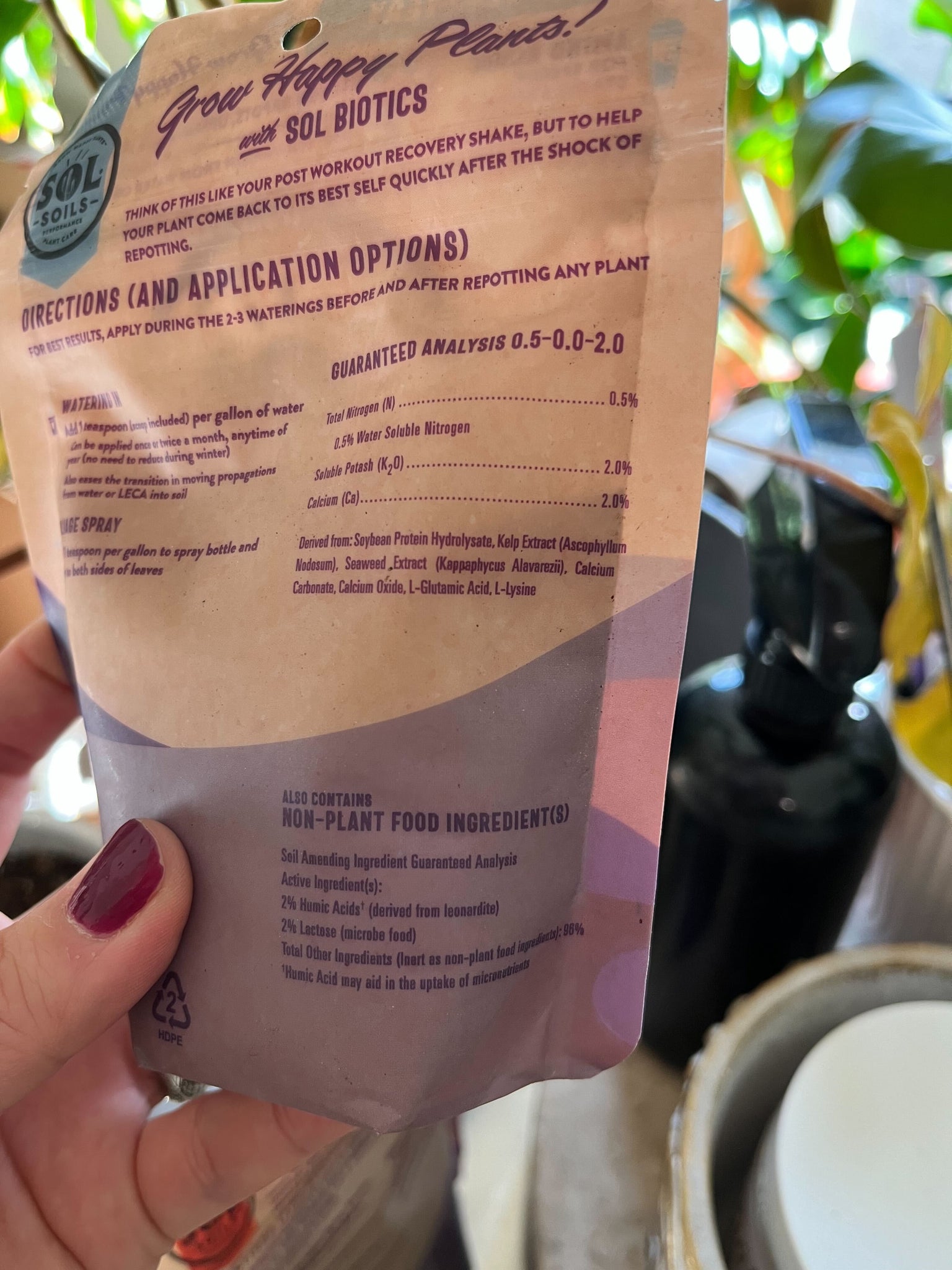 Sol Biotics - Repot Recovery By Sol Soils | The Plant Attraction