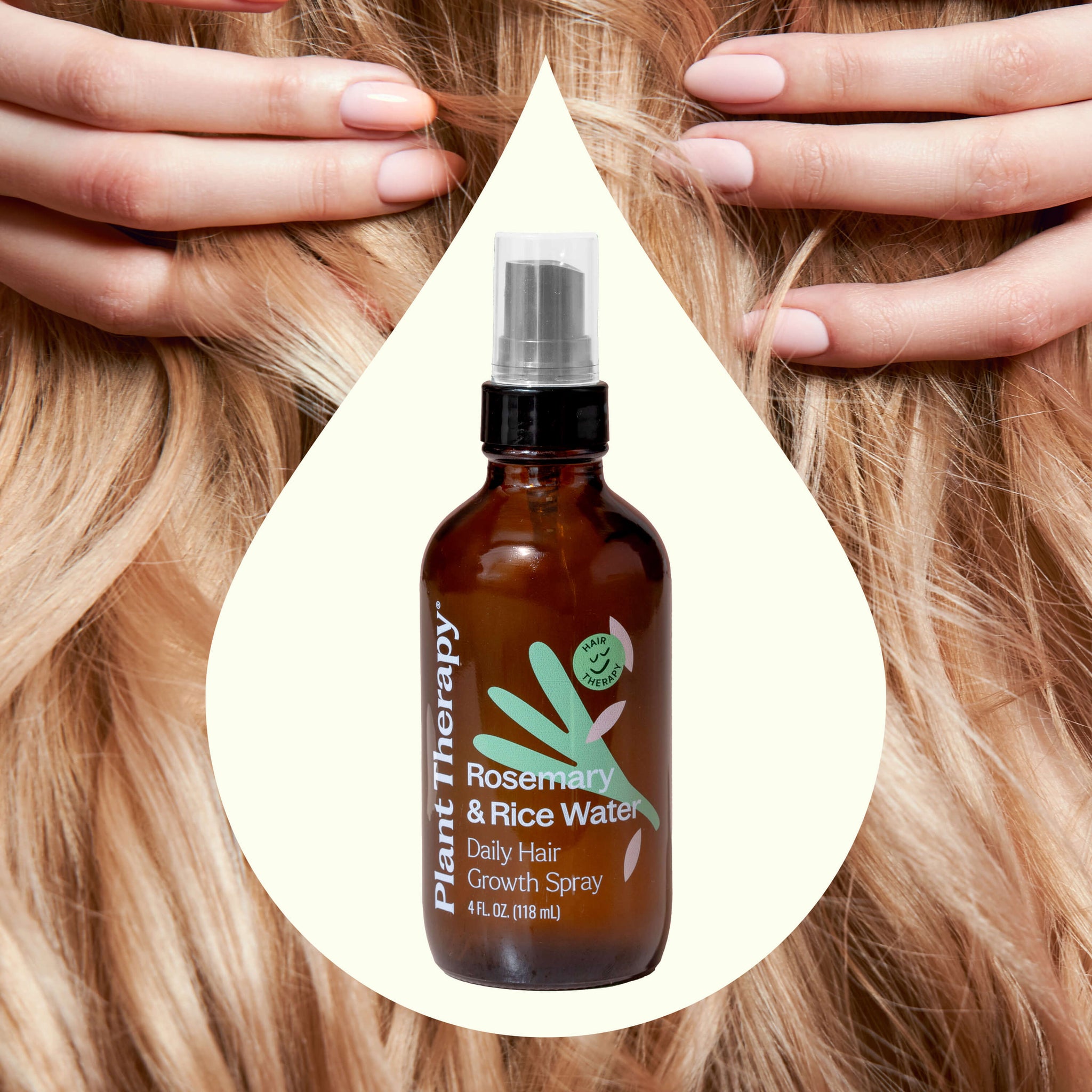 Rosemary & Rice Water Daily Hair Growth Spray By Plant Therapy | The ...