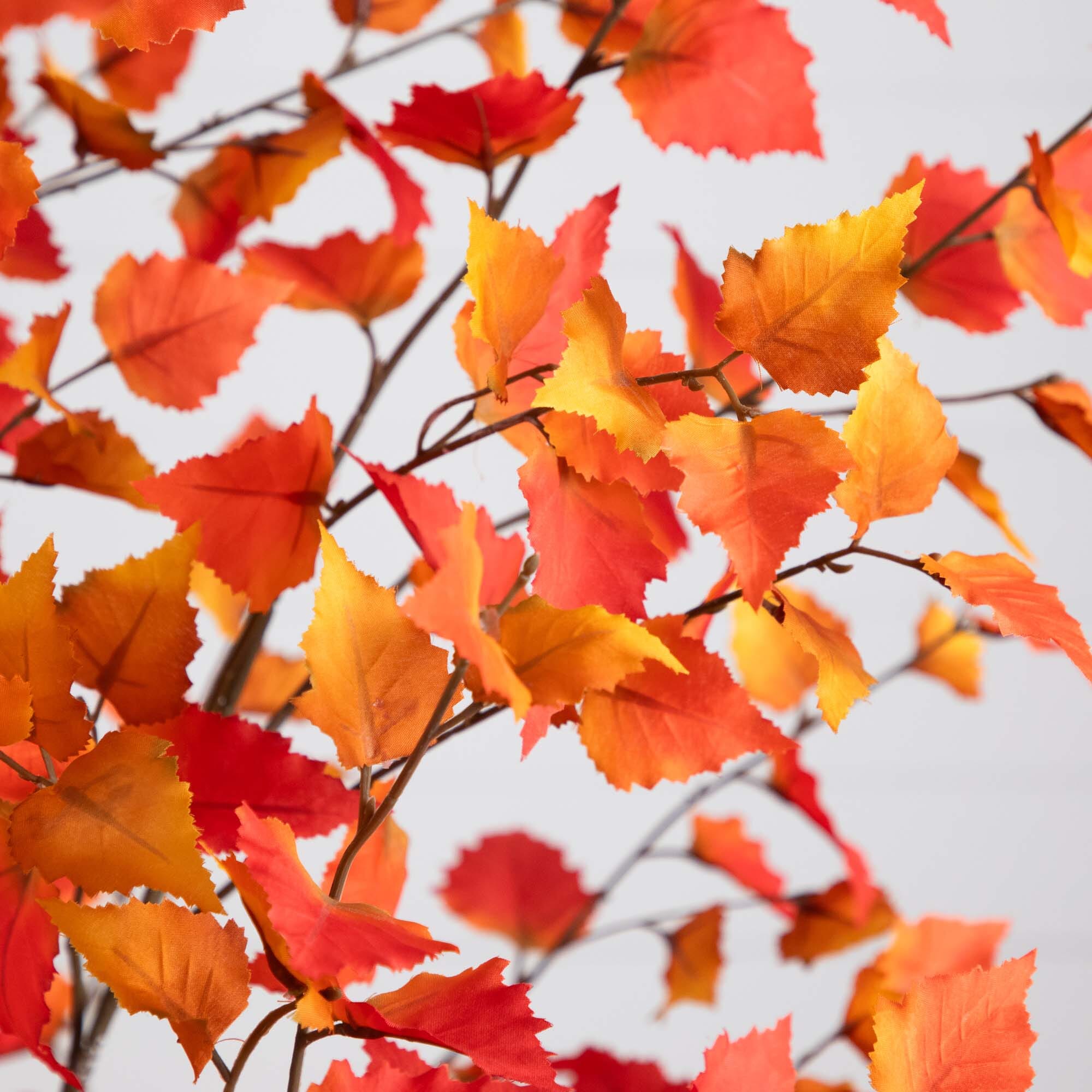 7’ Autumn Birch Artificial Fall Tree | The Plant Attraction